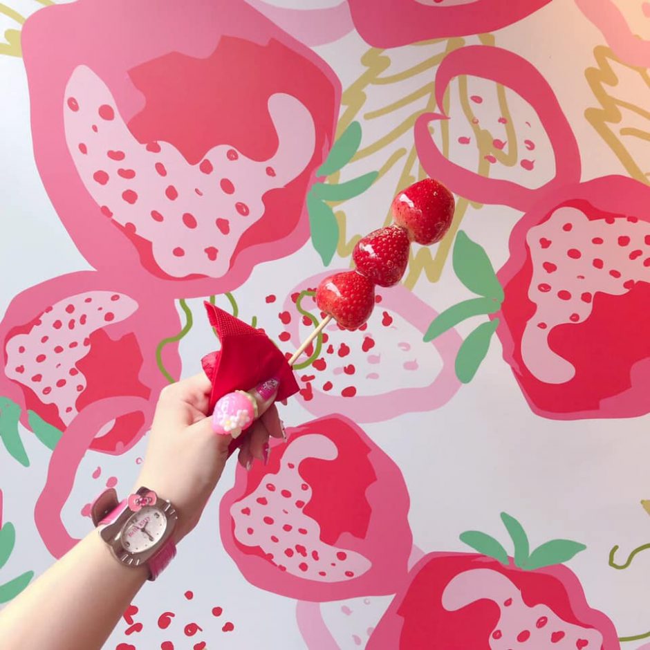 🍓a new strawberry place in Harajuku,Tokyo🍓 | Harajuku Kawaii Tour ...